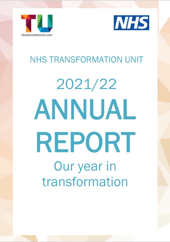 Launch of our 2021/22 annual report - Transformation Unit